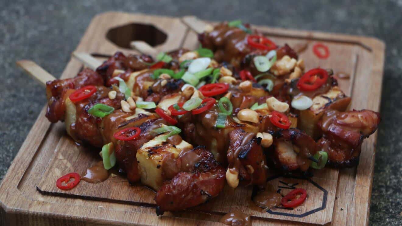 Thai Style Kipsaté - BBQ Recepten - BBQ Junkie