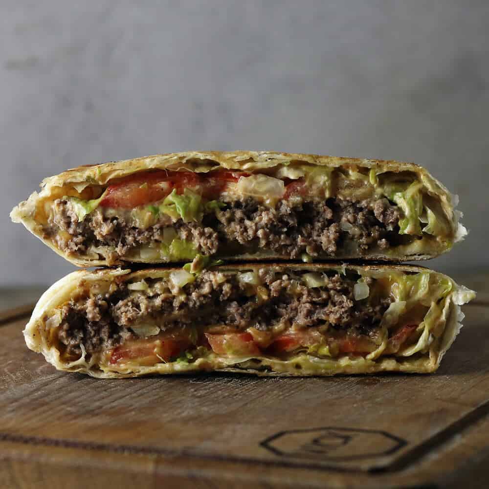 Cheeseburger Crunchwraps - BBQ Recepten - BBQ Junkie