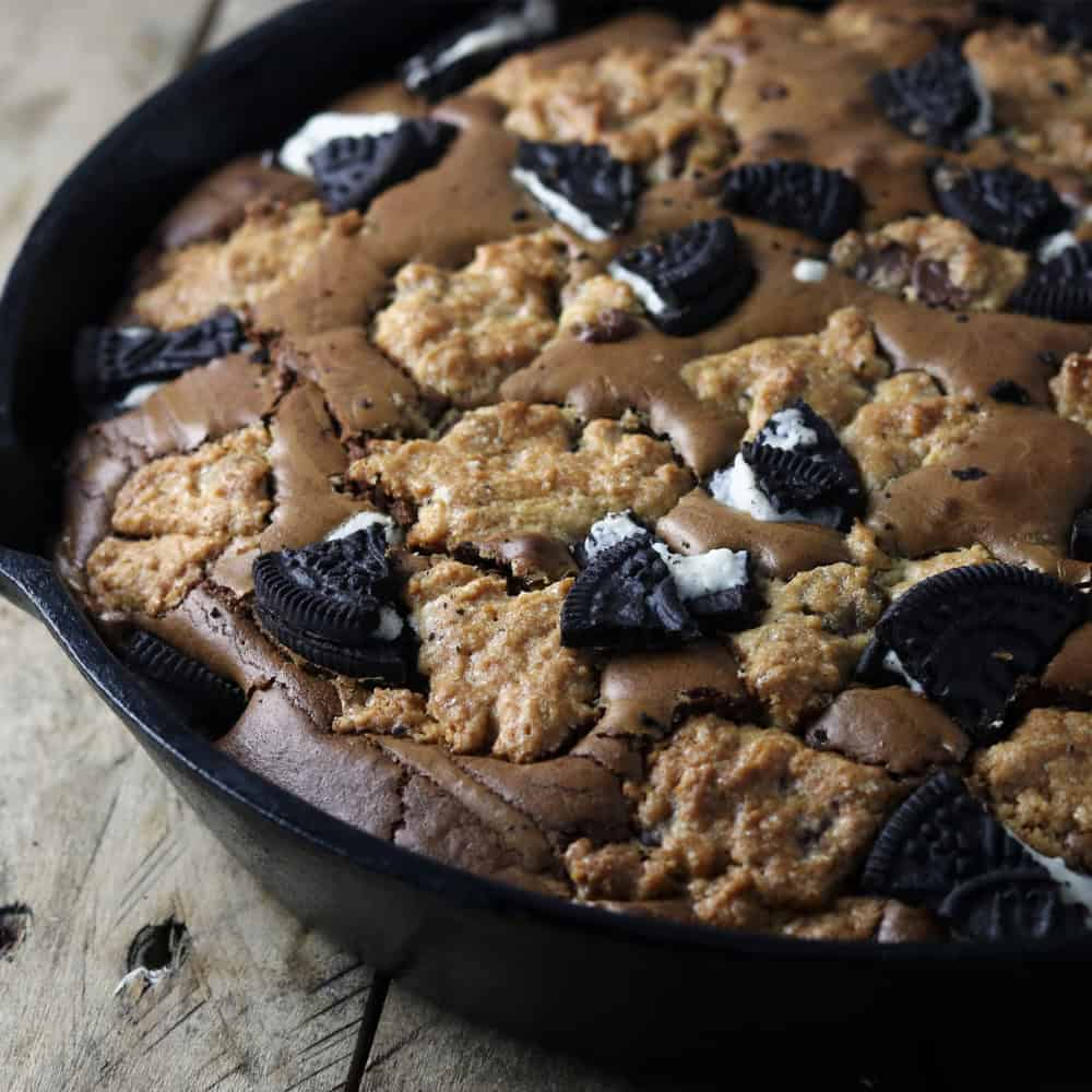 Oreo Brownie met Cookie Dough - BBQ Recepten - BBQ Junkie