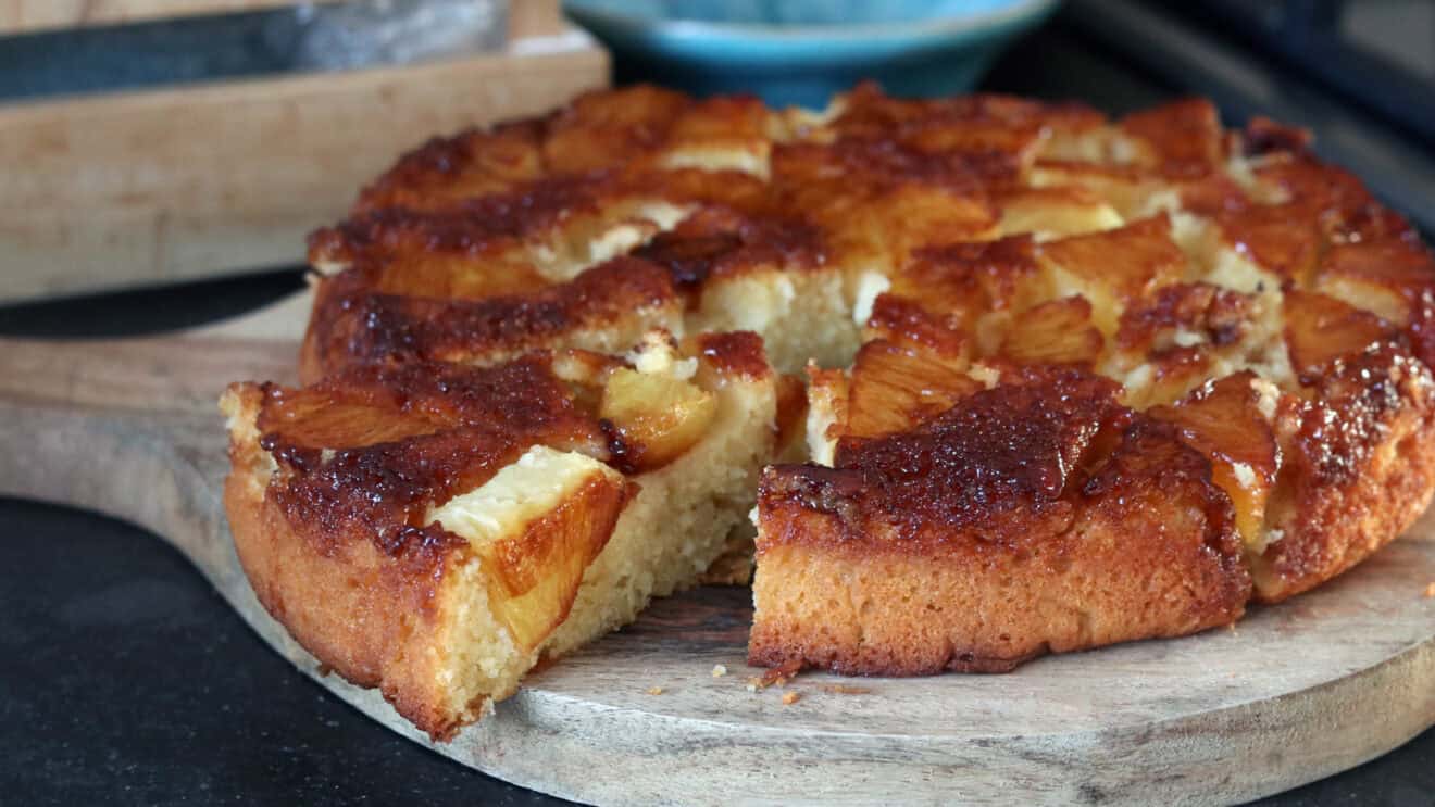 Omgekeerde Ananas Cake - BBQ Recepten - BBQ Junkie